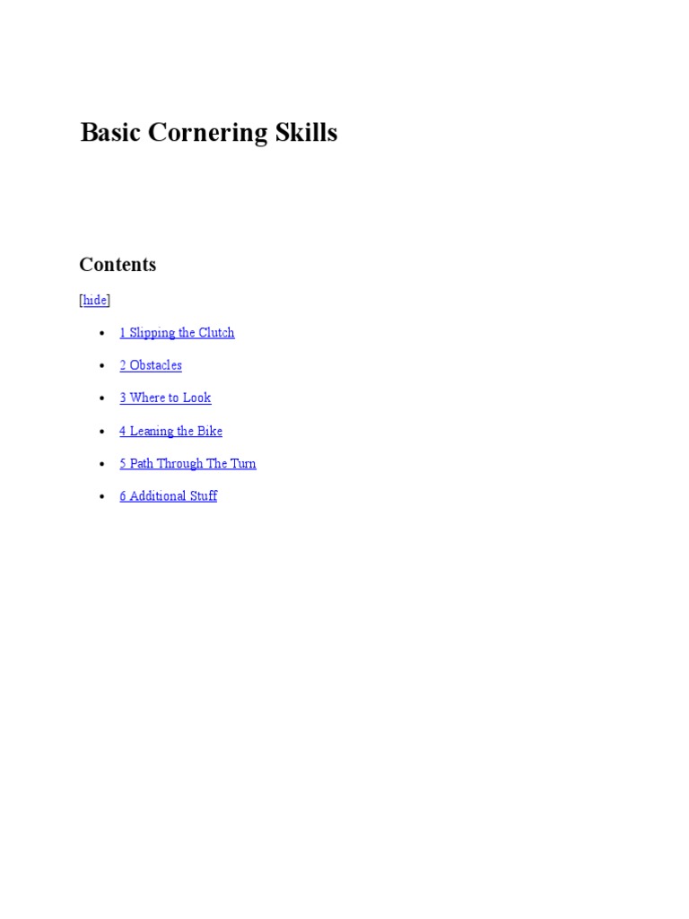 Basic Cor | PDF | Tire | Clutch
