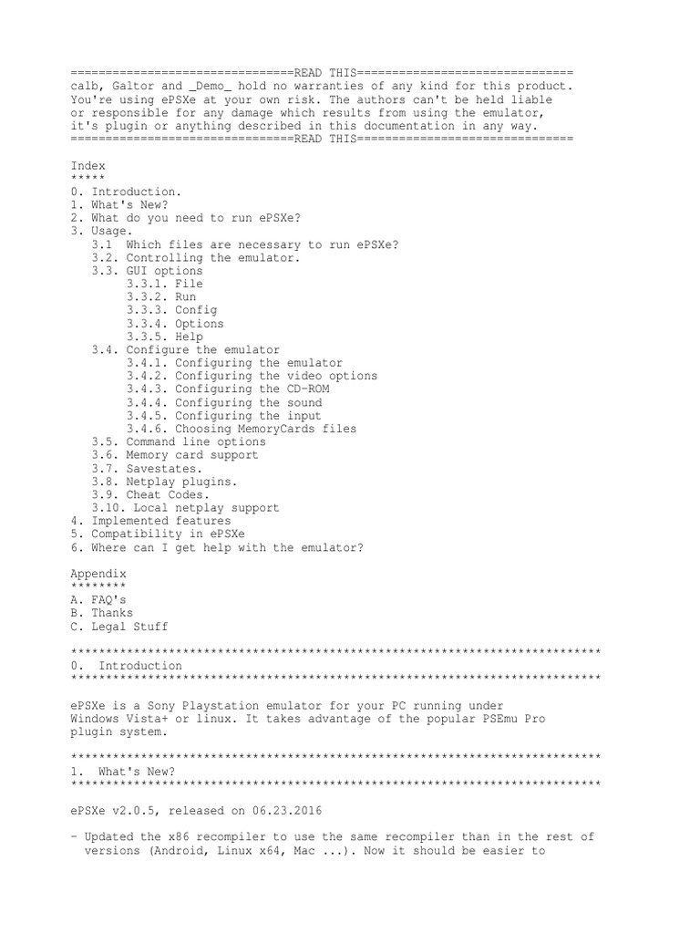 ePSXe en | PDF | Bios | Graphics Processing Unit