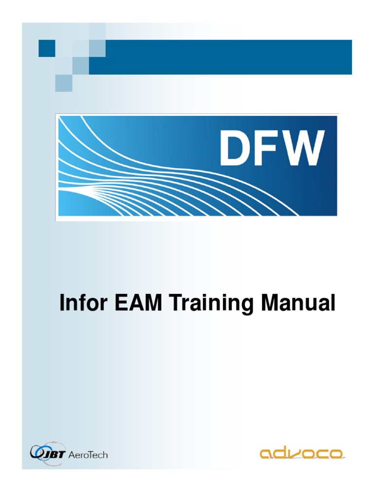 Infor EAM DFW Manual PDF | PDF | Microsoft Excel | Icon (Computing)