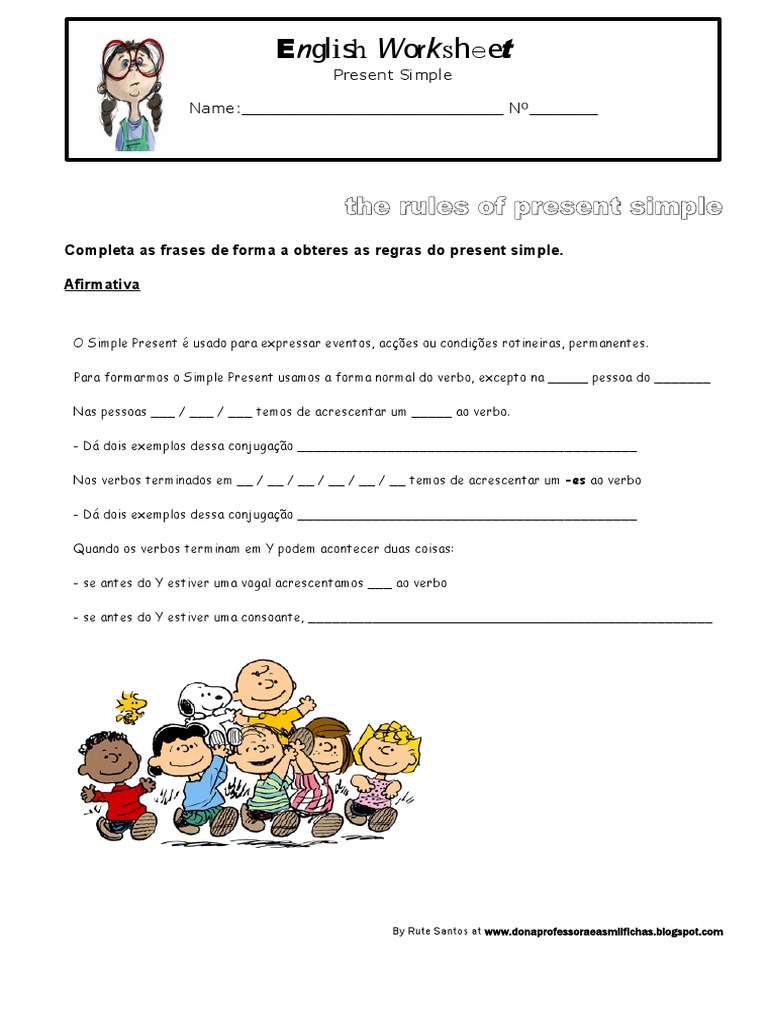 Present Simple Rules | PDF