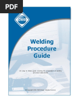 CWB Welding Procedure Guide | PDF | Welding | Construction