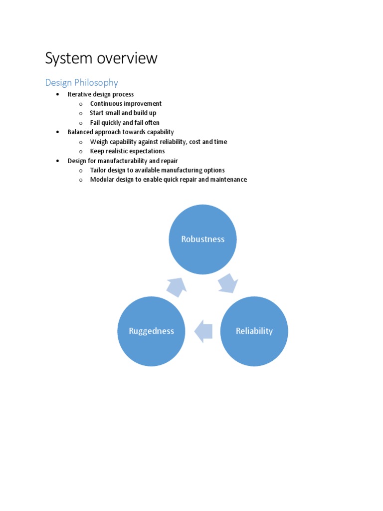 System Overview: Design Philosophy | PDF | Sheet Metal | Vacuum Tube