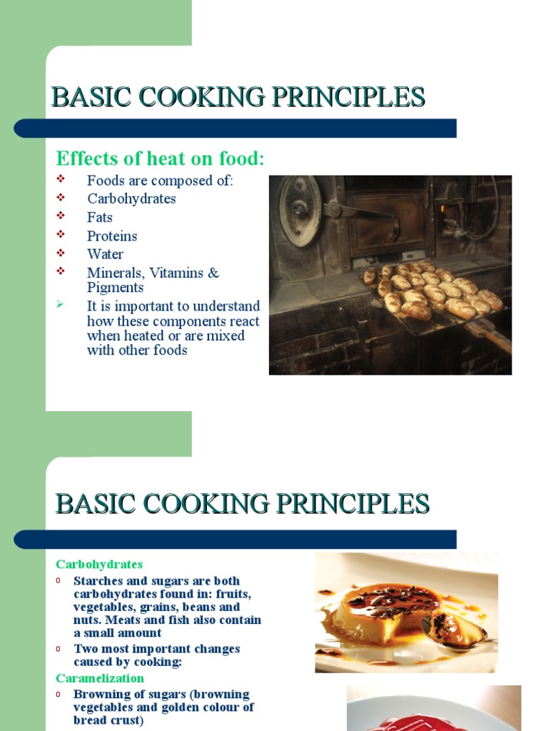 Basic Cooking Principles | PDF | Grilling | Cooking