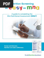 Mini Nutritional Assessment | PDF | Weight Loss | Malnutrition