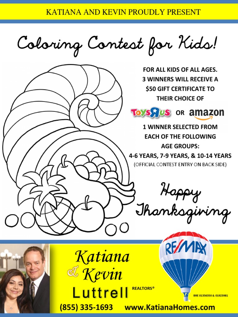 Coloring Contest Flyer | PDF | Business