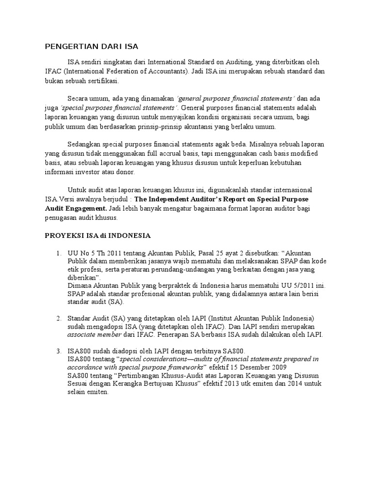 Pengertian Dari Isa | PDF