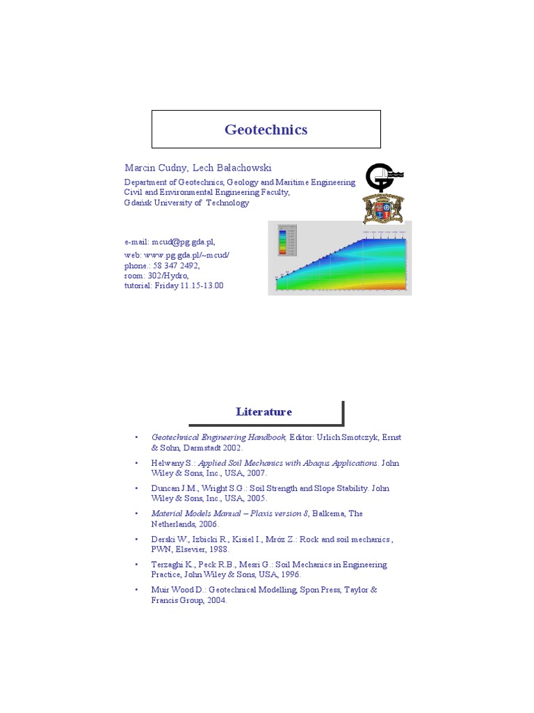Geotechnics 01 Pdf Download Free Pdf Geotechnical Engineering