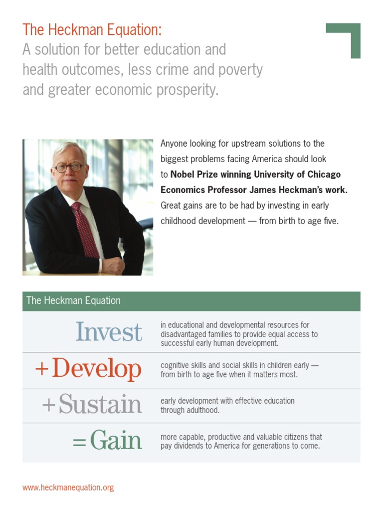 Heckman Equation | PDF | Child Development | Relationships