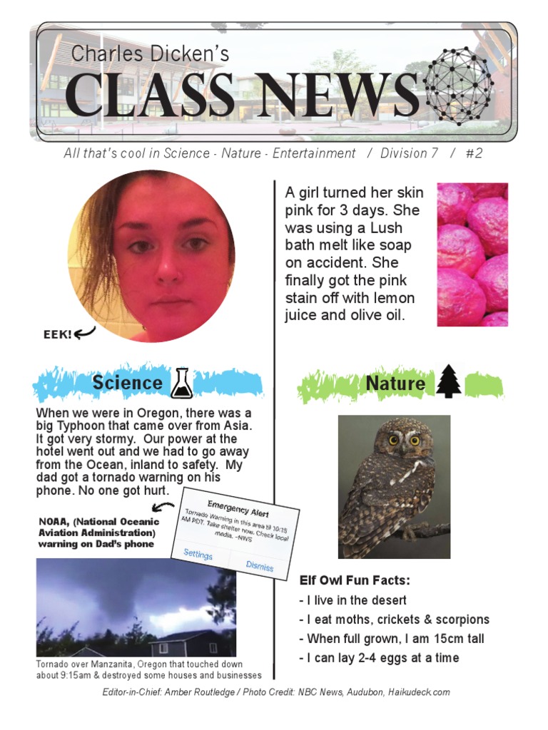 Class News2 PDF | PDF | Weather Events | Weather Hazards