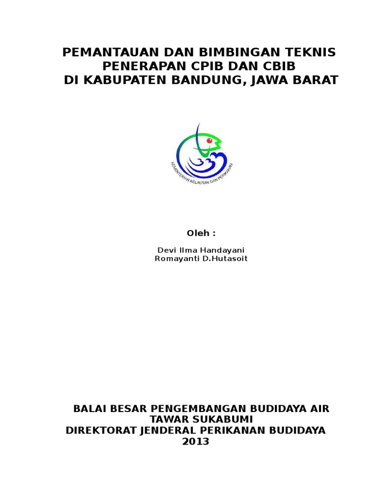 Makalah CPIB-CBIB Kab. Bandung | PDF | Kesehatan Holistik | Teknologi ...