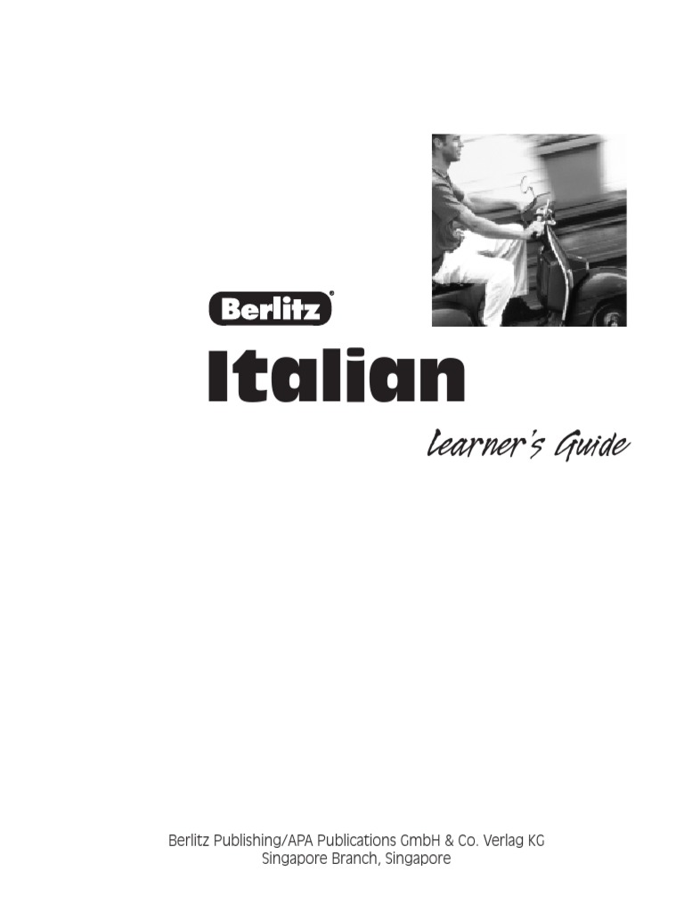 Basic Italian Guide | PDF | Grammatical Gender | Grammatical Number