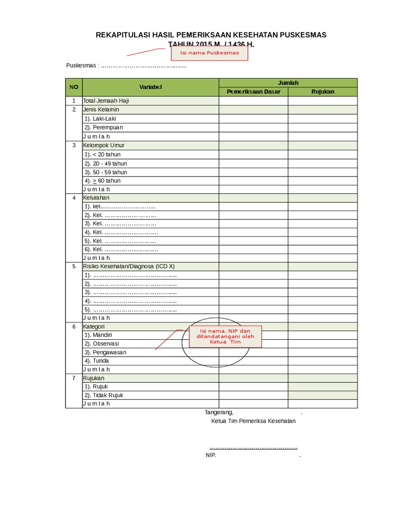 Form K3JH PKM '15 | PDF