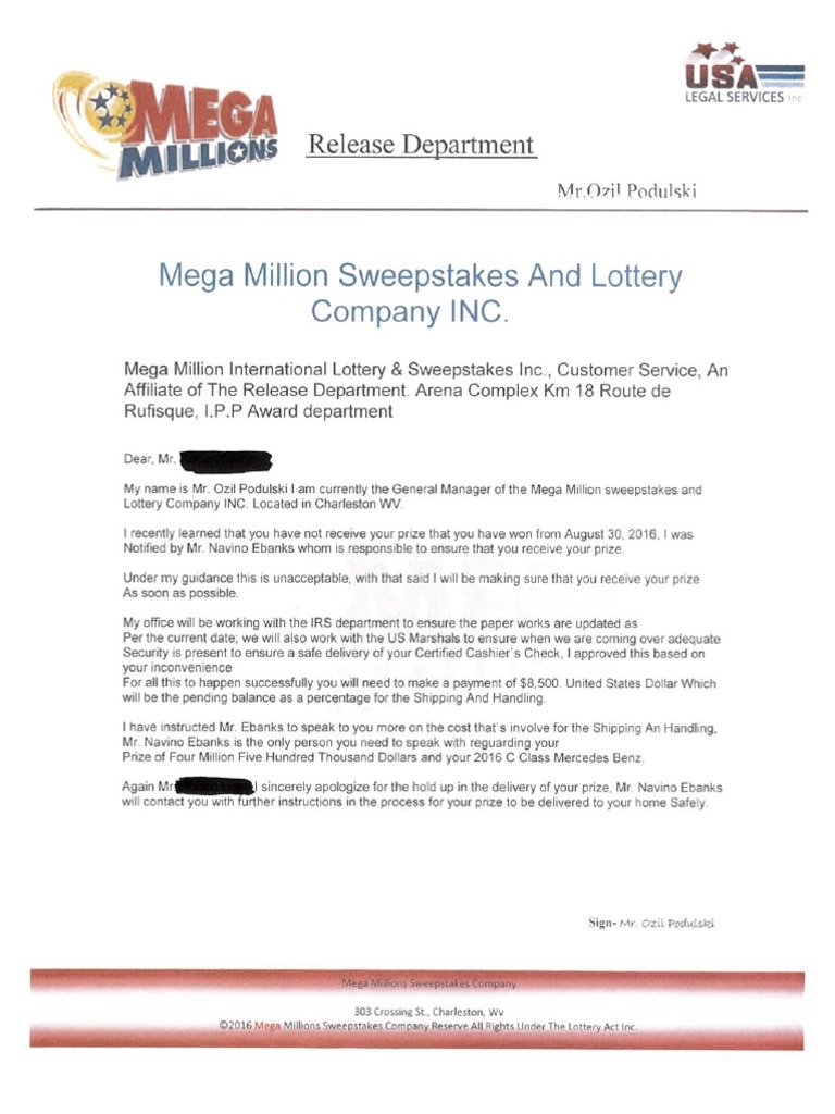 Lottery Scam Documents | PDF | Gaming And Lottery