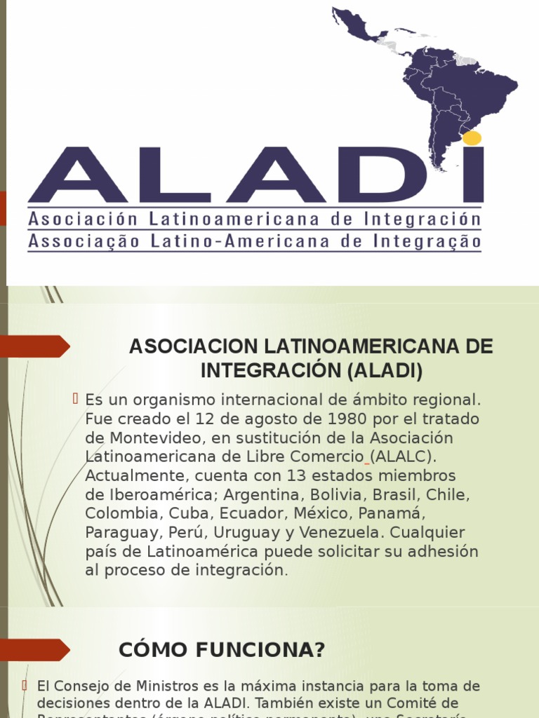 ALADI | PDF | America latina | Economias
