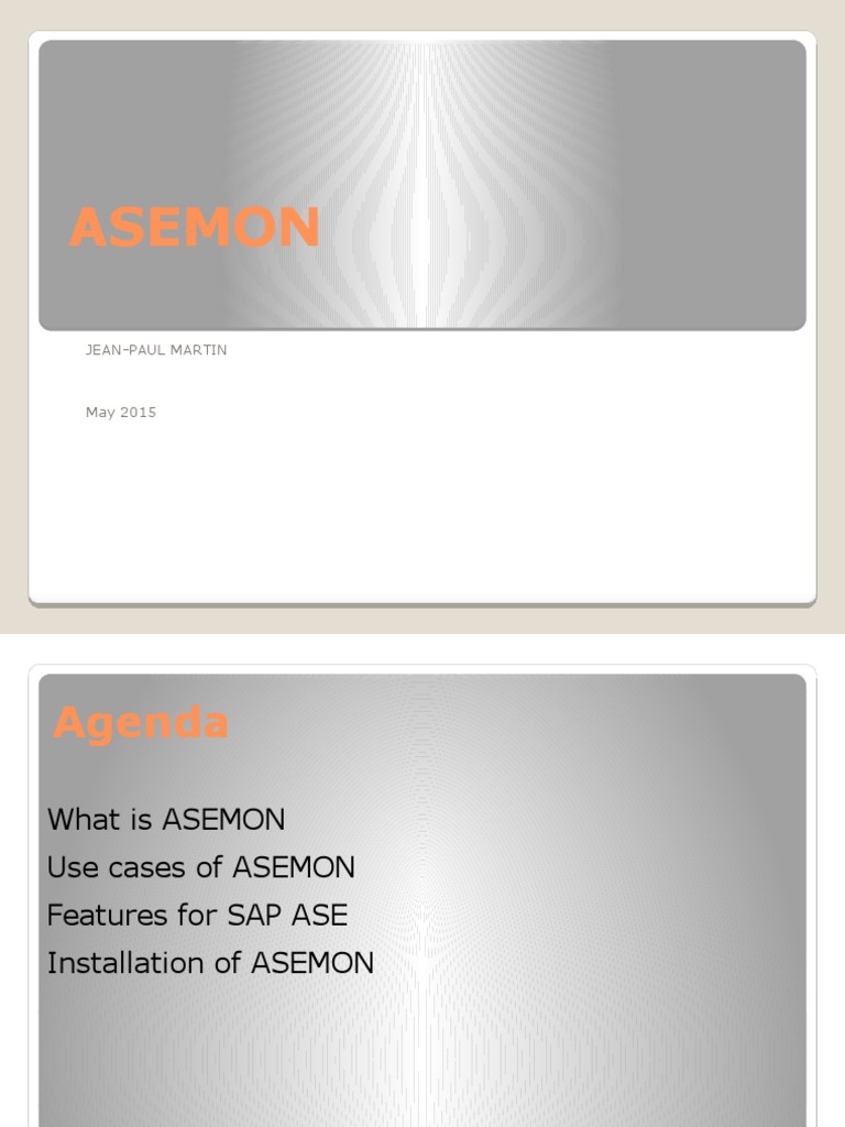 ASEMON Presentation | PDF | Database Index | Cache (Computing)