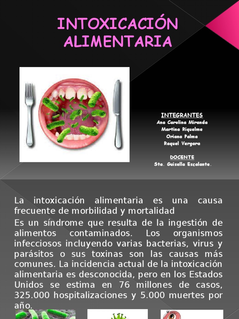 Guía sobre Intoxicación Alimentaria | PDF | Diarrea | Enfermedades ...
