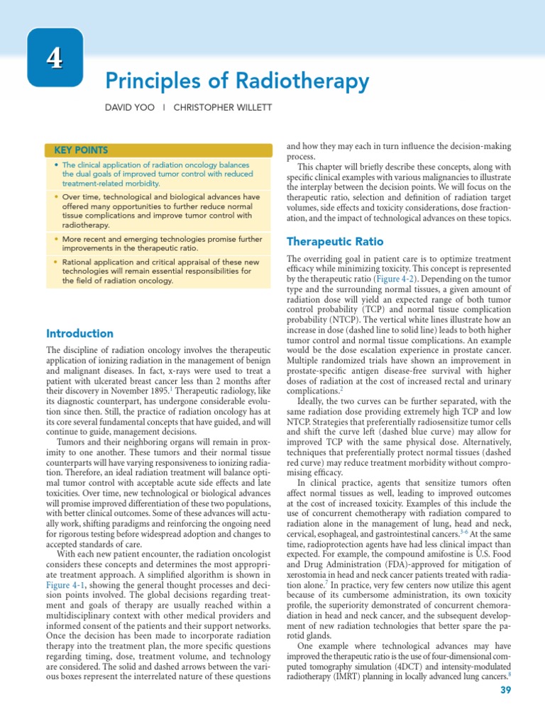 Principles of Radiotherapy | PDF | Radiation Therapy | Absorbed Dose