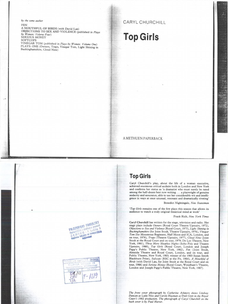 Top Girls Script PDF | PDF