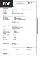 Lifting Plan Calculation Template | PDF | Microsoft Excel | Crane (Machine)