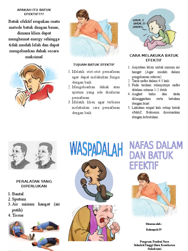 Leaflet Nafas Dalam Batuk Efektif | PDF
