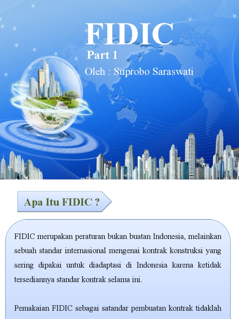 FIDIC Part 1 | PDF