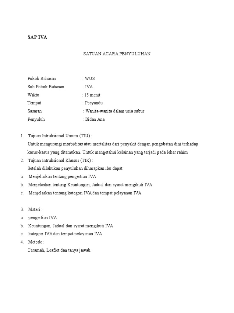 Sap Iva | PDF