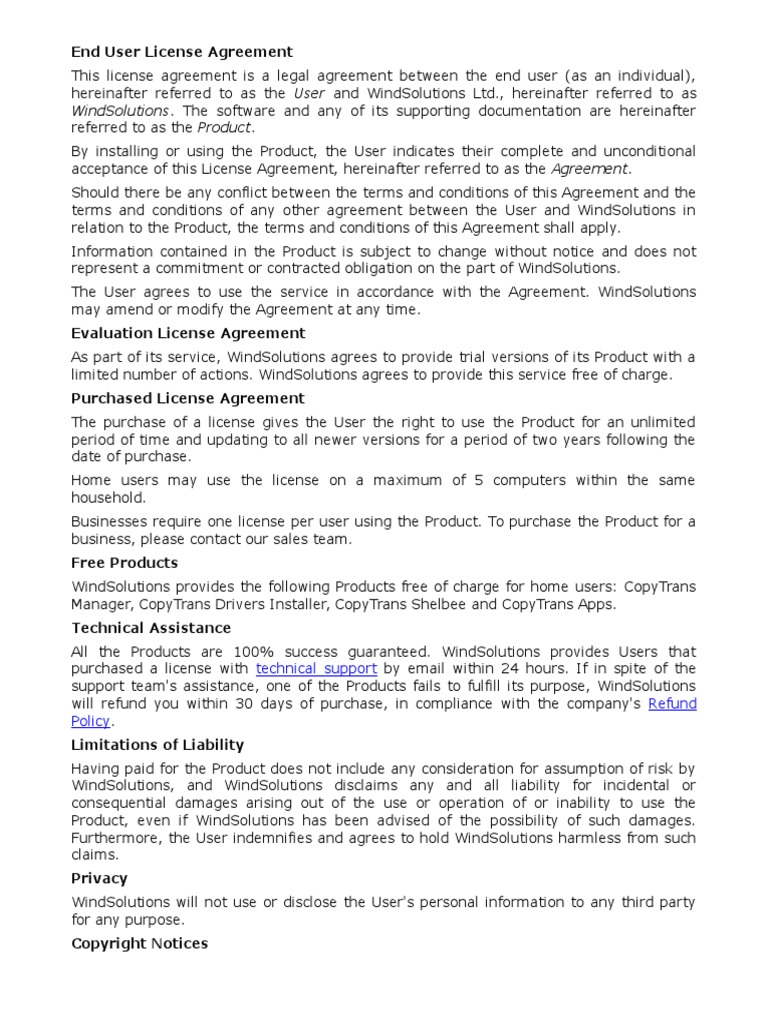 License Agreement | PDF | Contractual Term | License