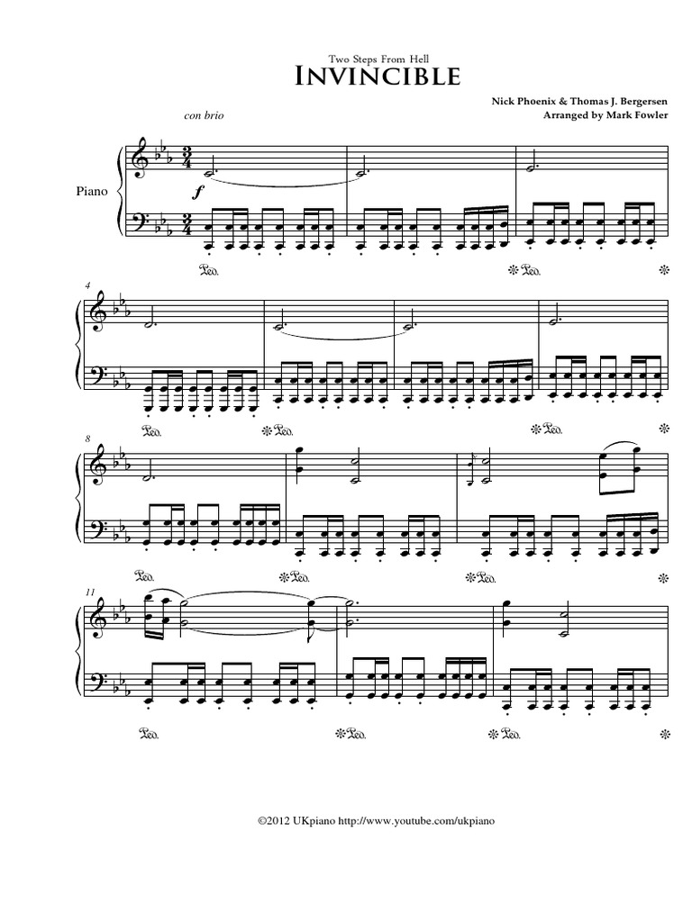Invincible Sheet Music | PDF