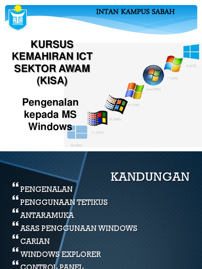 Pengenalan MS Windows dan Fungsinya | PDF