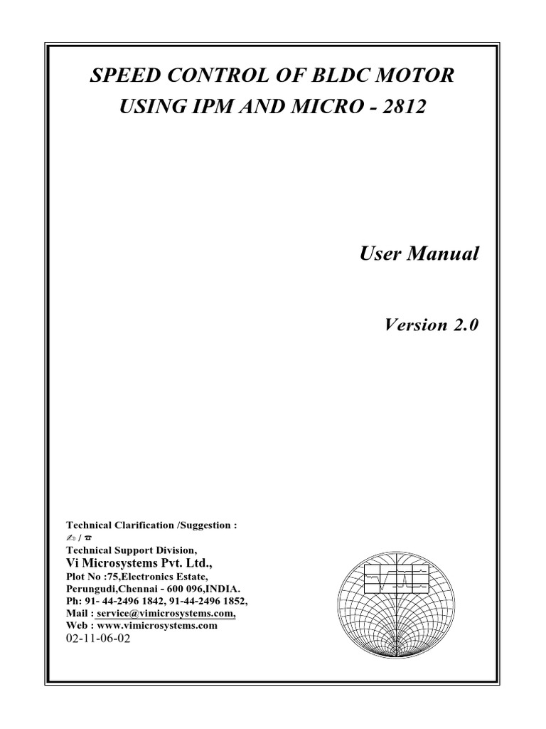 Speed Control of BLDC Motor Using IPM and Micro 2812 Ver.2.0 | PDF | Digital Signal Processor ...