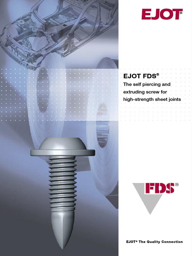 Ejot FDS | PDF | Screw | Sheet Metal