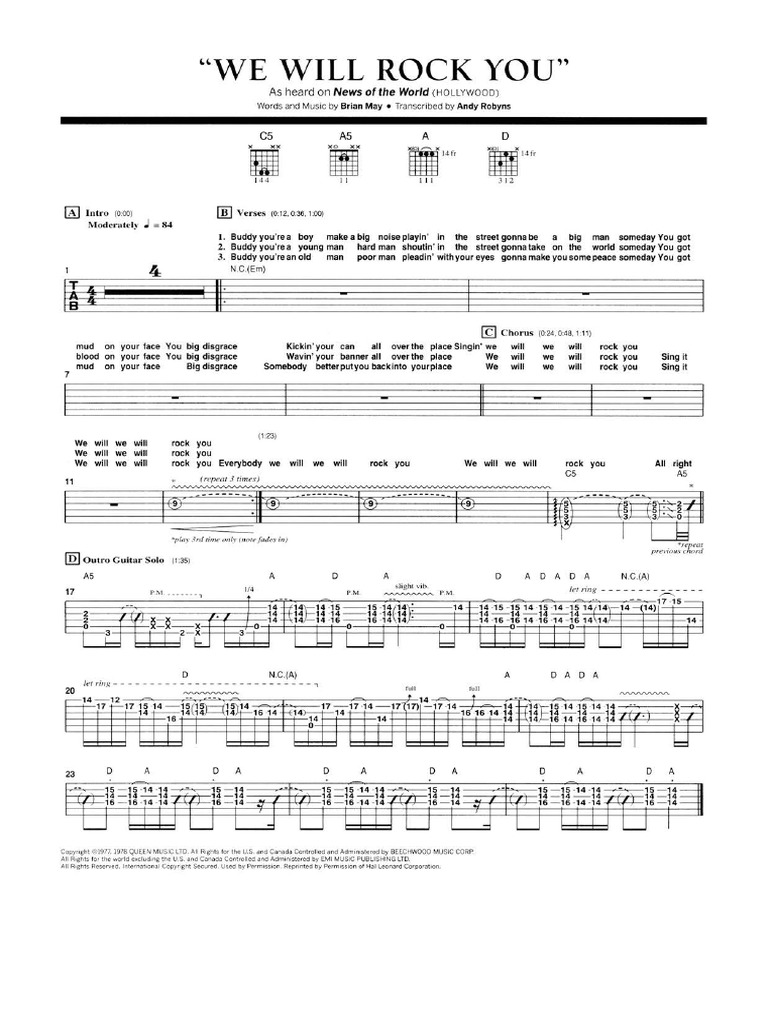 We Will Rock You | PDF | Language Arts & Discipline | Art