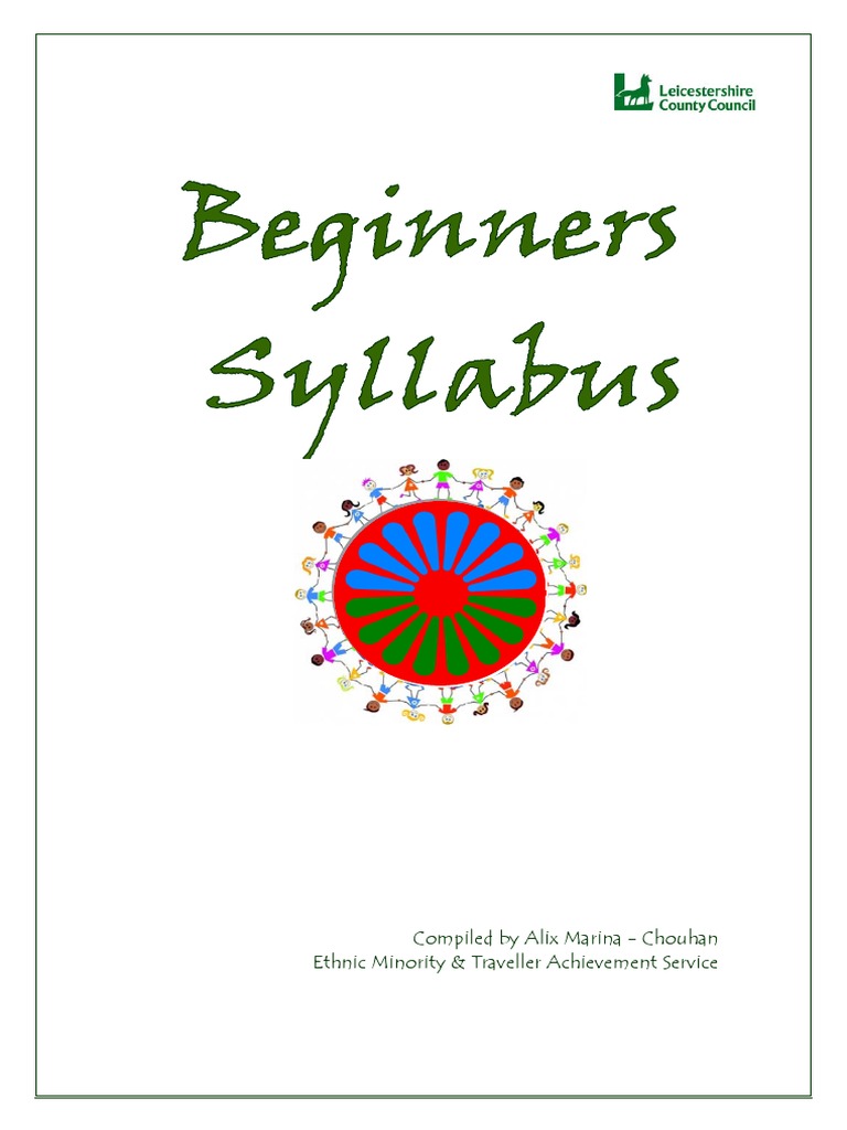 Beginners Syllabus Pre Step 1 To Level 2 | PDF | Vocabulary ...