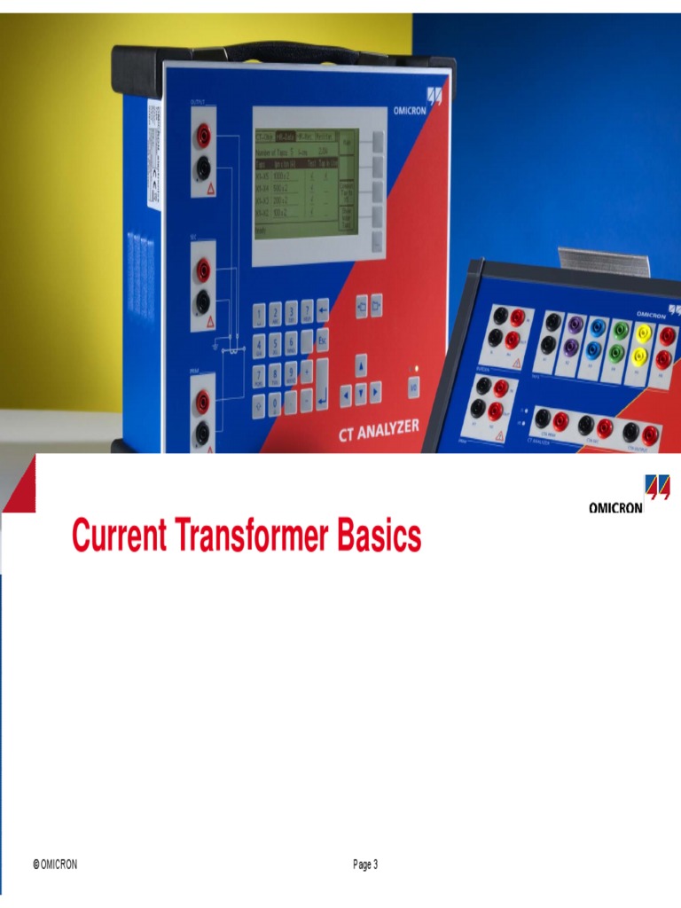 Current Transformer Basics: © Omicron | PDF