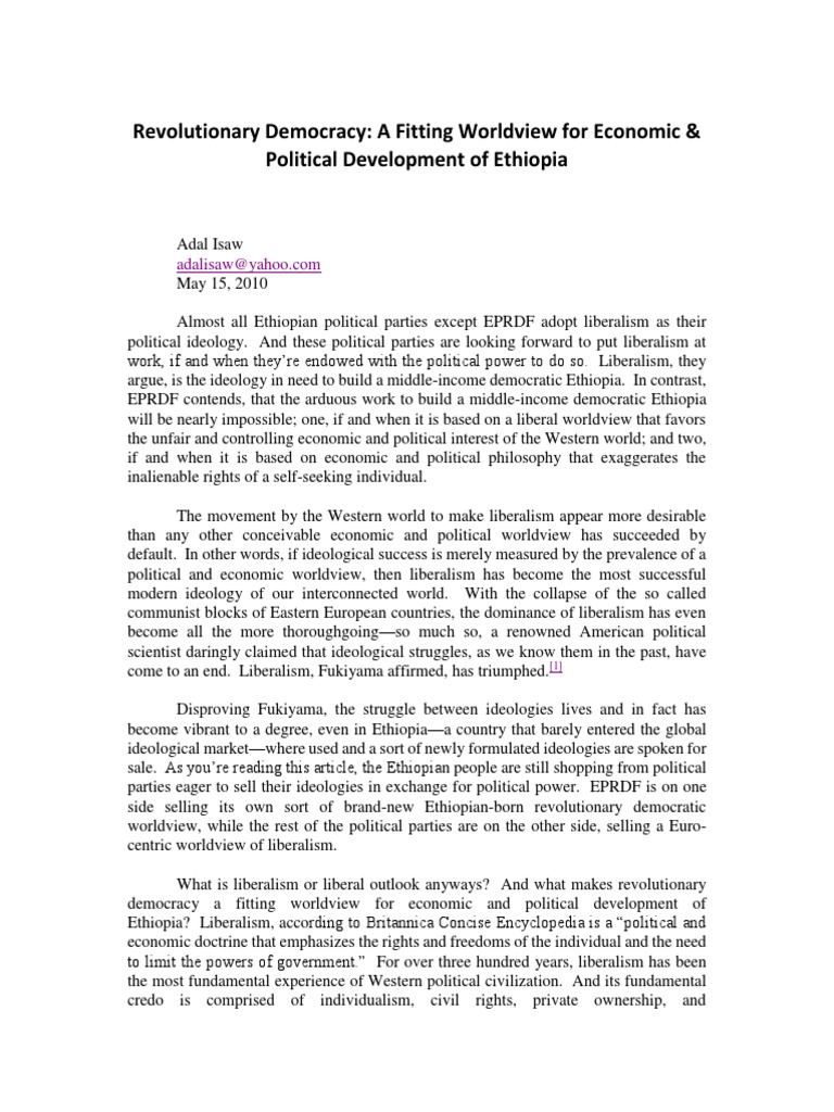 Revolutionary Democracy | PDF | Liberalism | Neoliberalism
