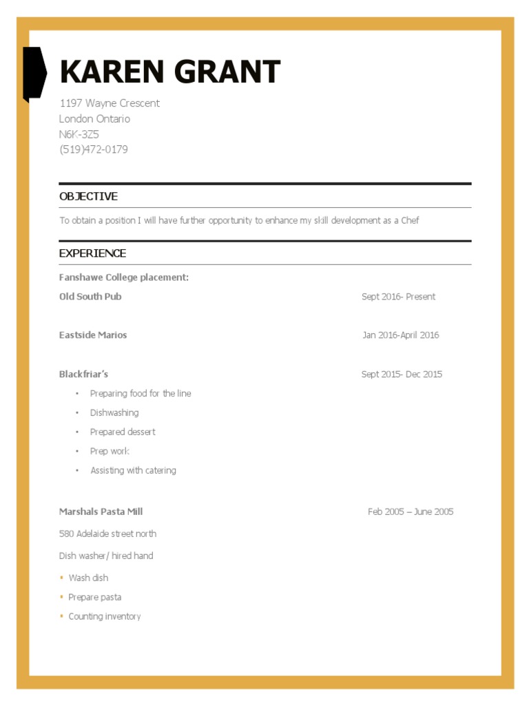 Resume Karen | PDF
