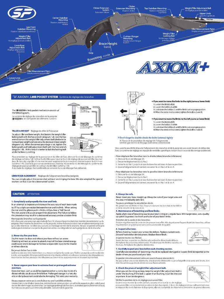 Sf-Archery Manual Axiom | PDF