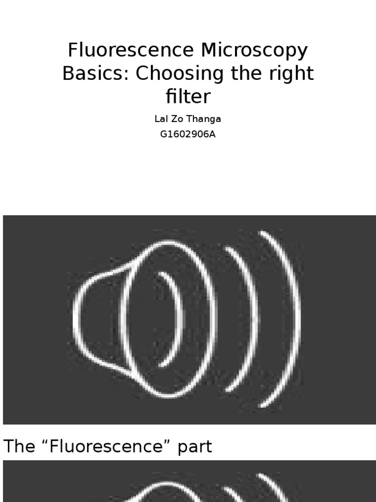 Fluorescence Microscopy Filter Guide | PDF | Optical Filter | Fluorescence
