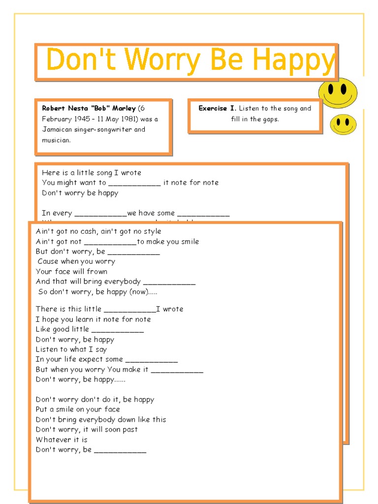 Dont Worry Be Happy | PDF