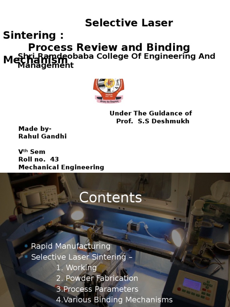 Selective Laser Sintering | PDF | Sintering | Solid