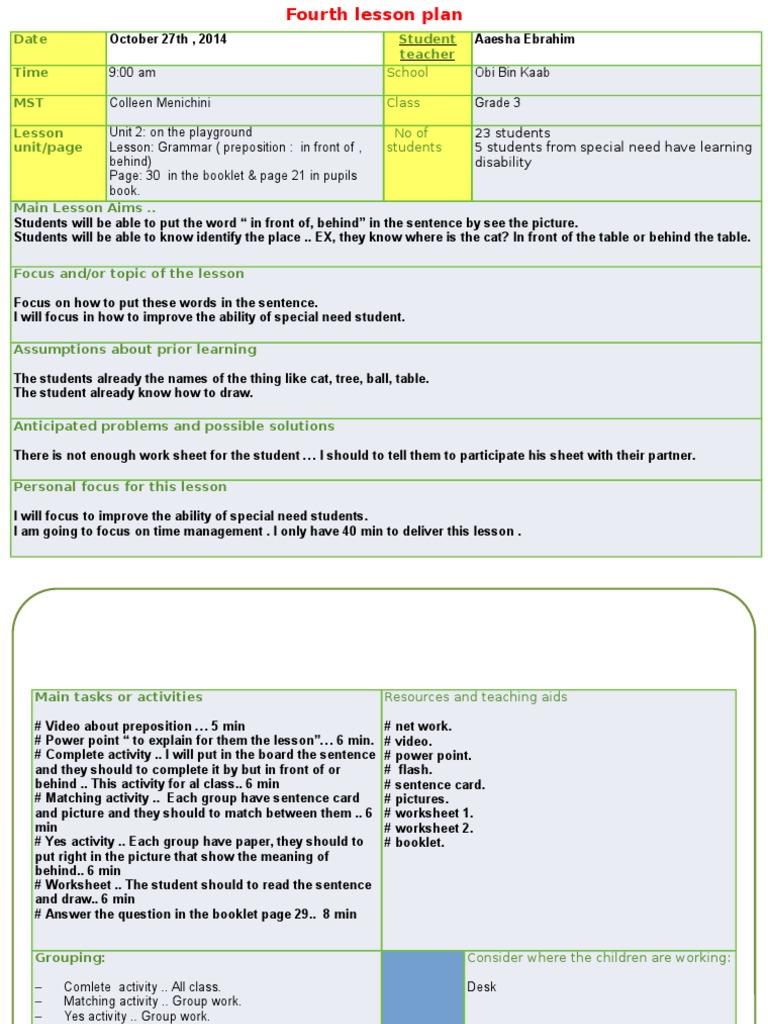 Semester 3 | PDF | Lesson Plan | Cognitive Science