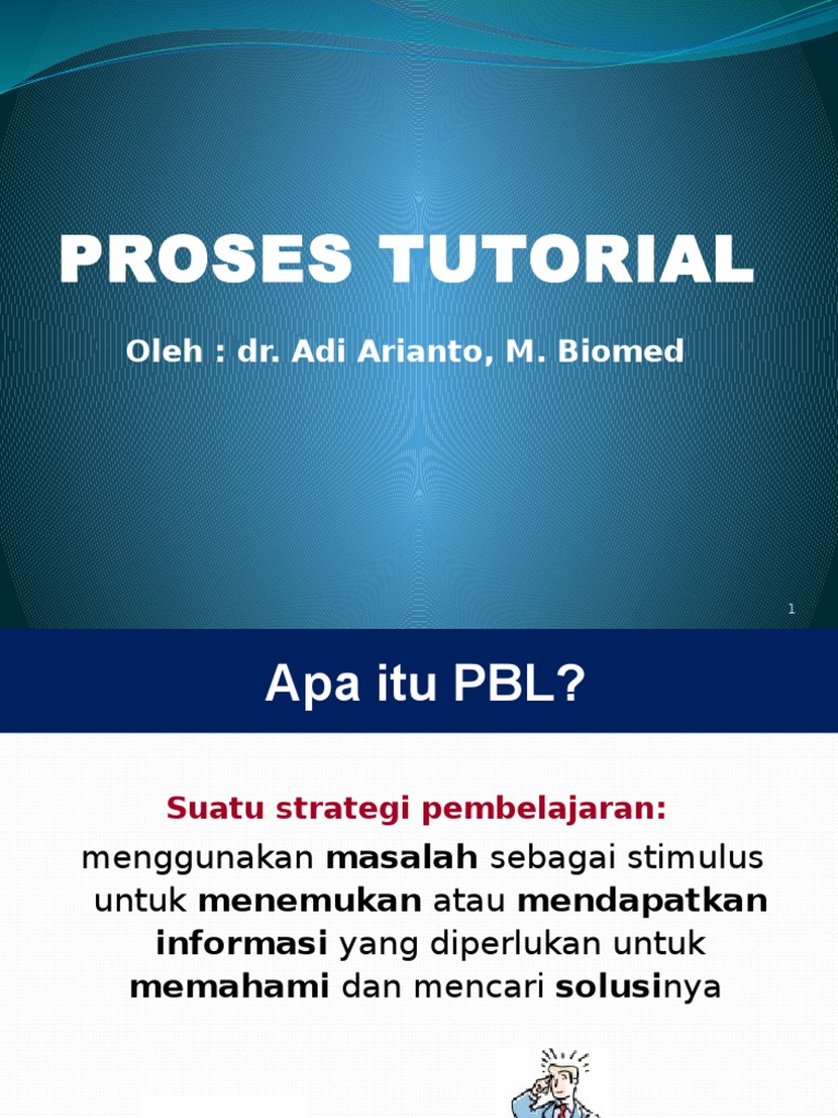 Panduan Problem-Based Learning (PBL) | PDF