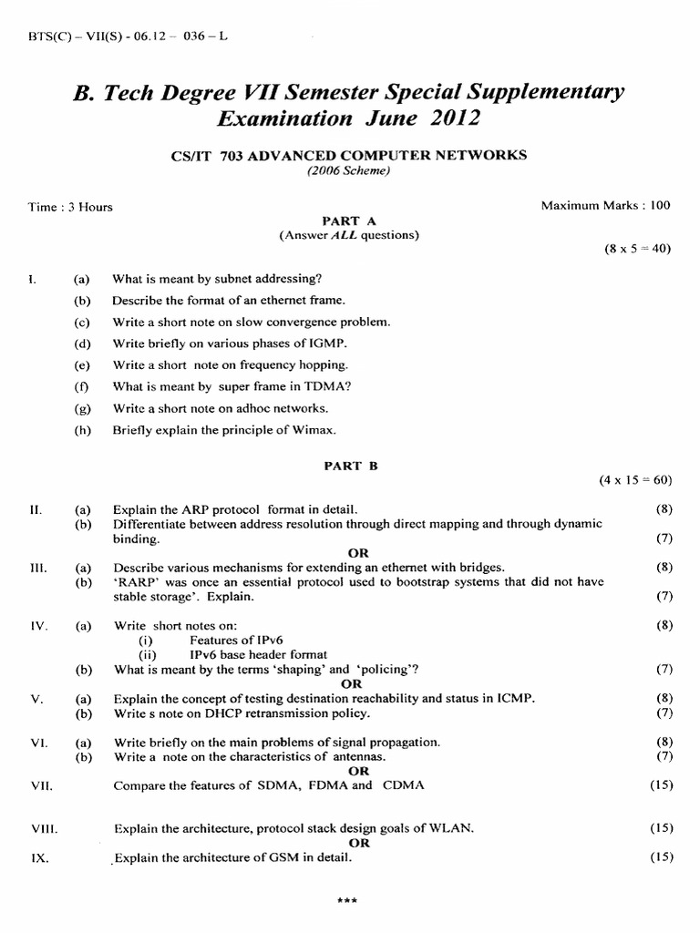 Advanced Computer Networks 2012 June 2006 Ad Pdf 