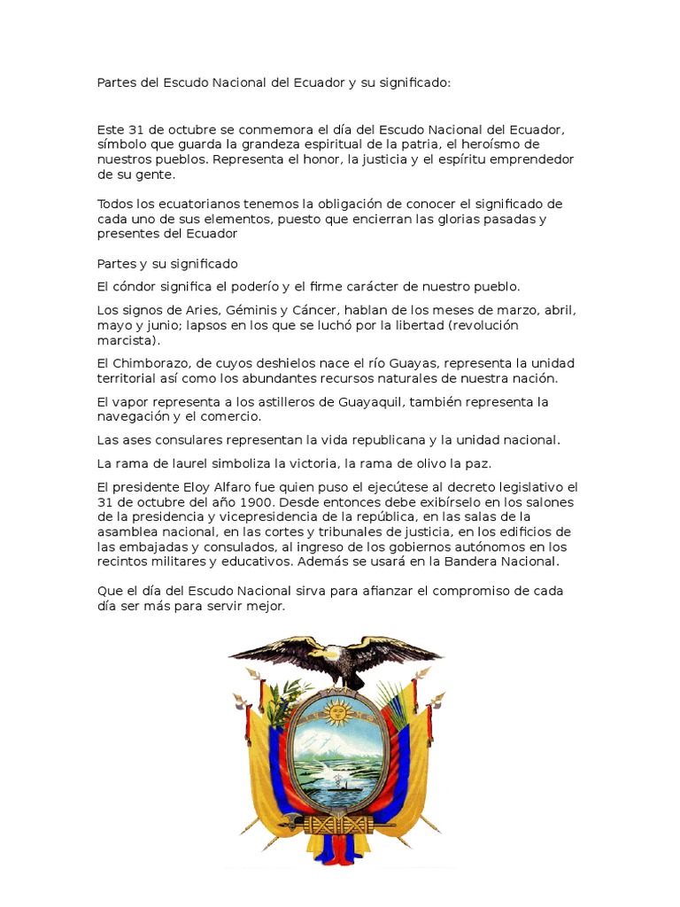 Conoce El Significado De Los Elementos Del Escudo De Armas