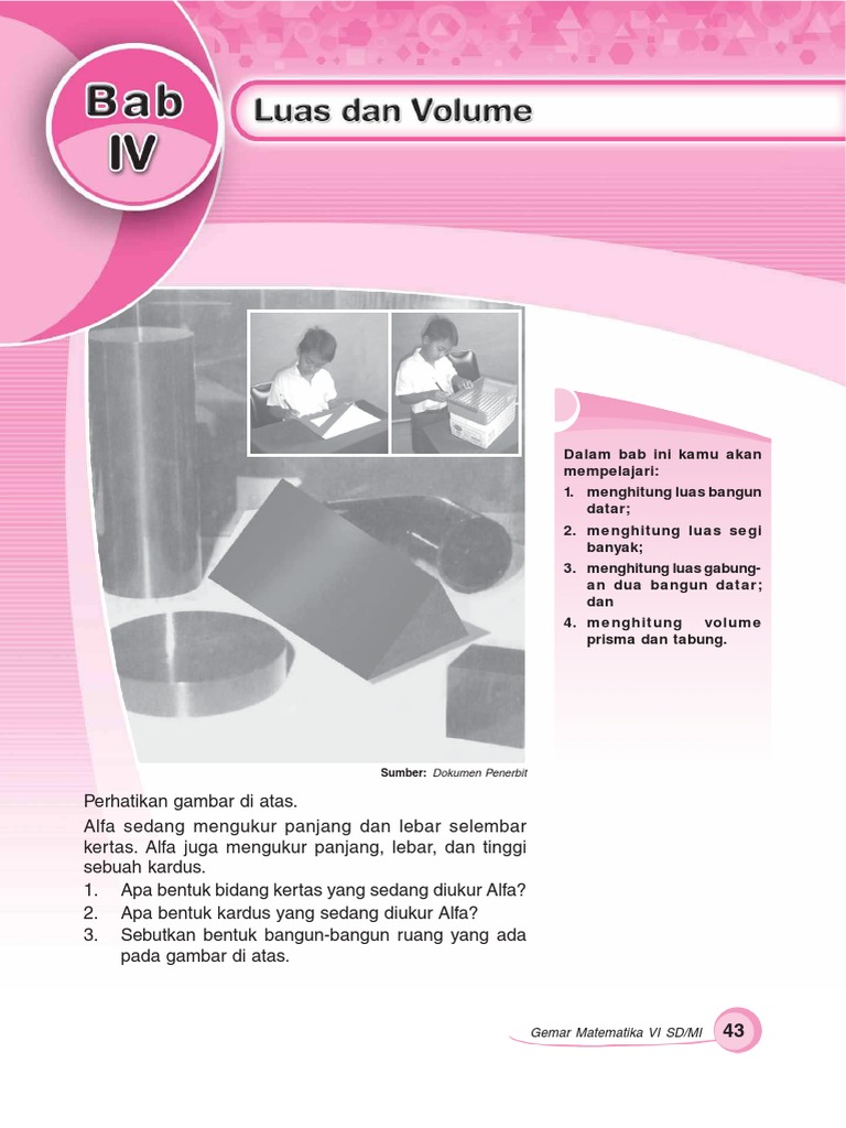 Menghitung Luas Dan Volume PDF | PDF