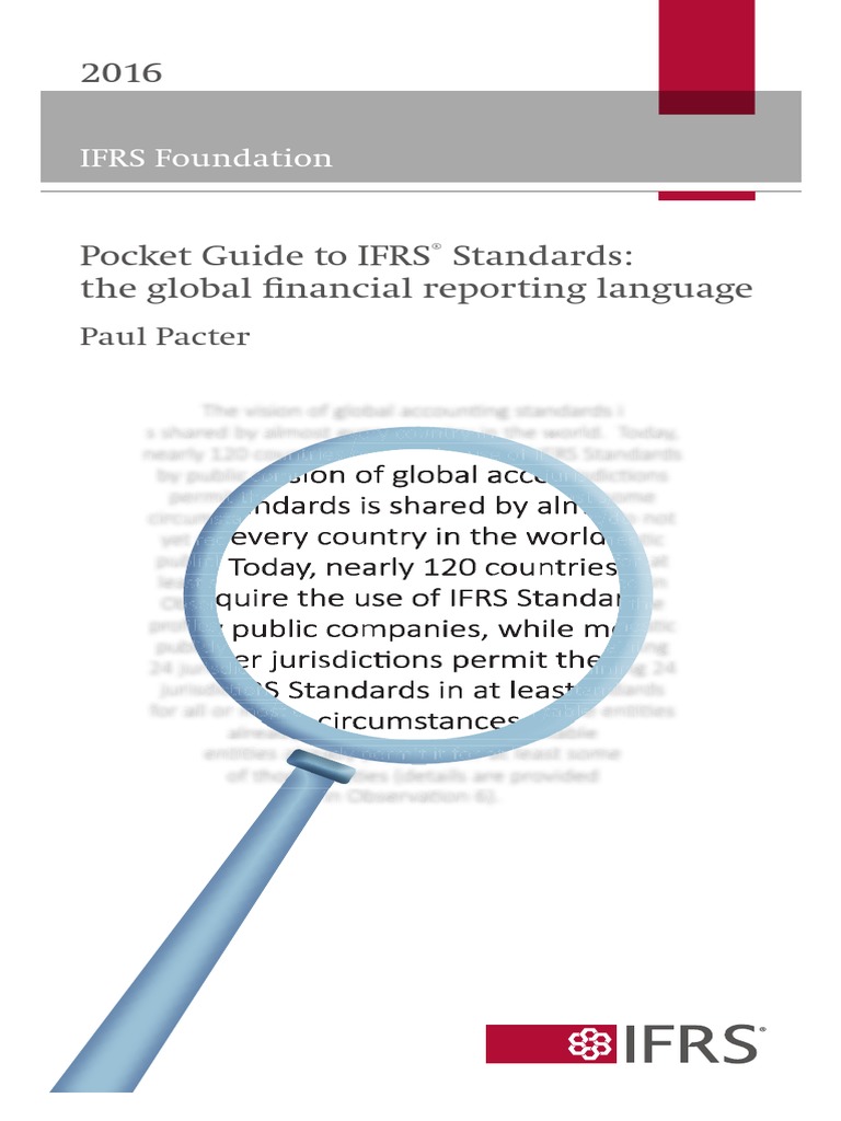 IFRS 2016 Pocket Guide | PDF | Financial Accounting Standards Board ...