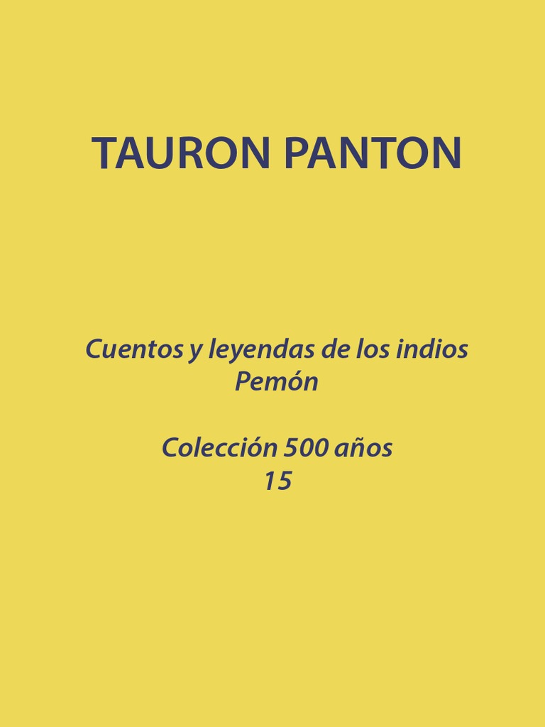 Cuentos y leyendas de los pemones | PDF | Cuentos | Fábula