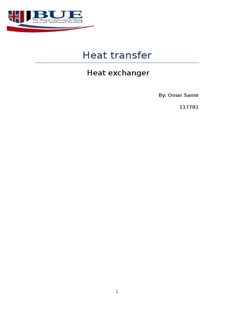 Heat Exchanger Lab Report | PDF | Heat Exchanger | Heat