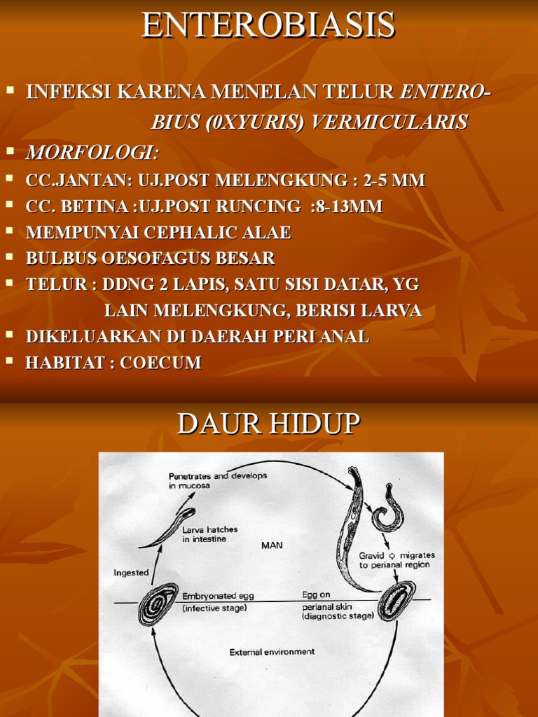 ENTEROBIASIS | PDF | Ilmu Sosial | Kesehatan Holistik