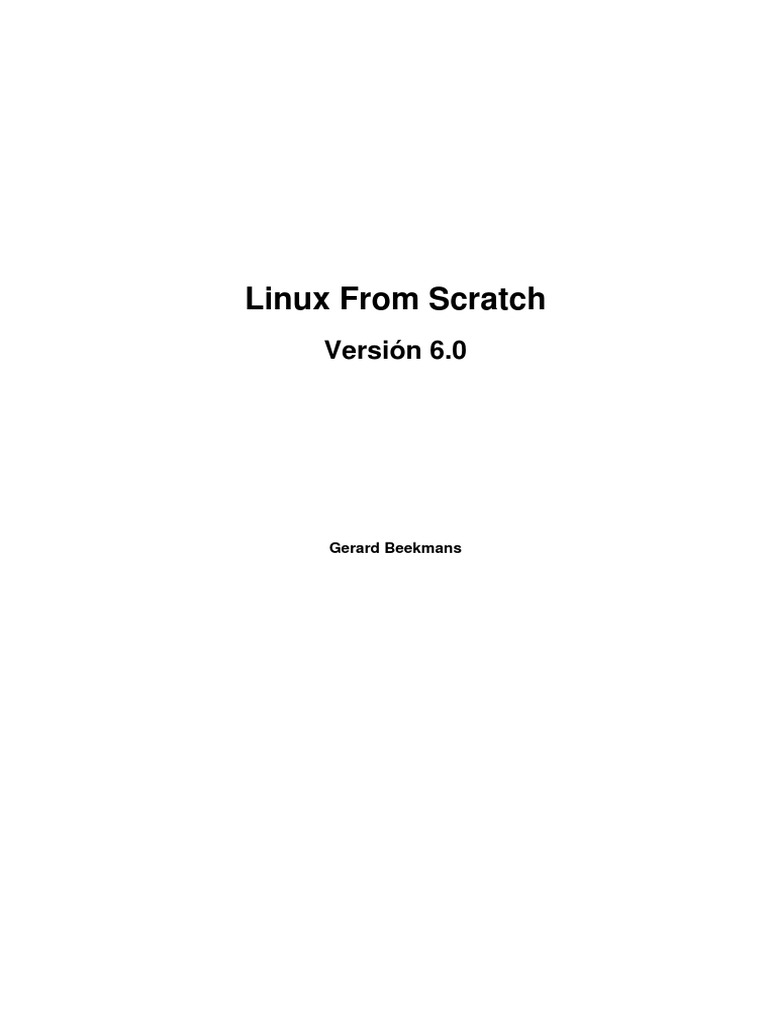 Linux From Scratch | PDF | Linux Distribution | World Wide Web